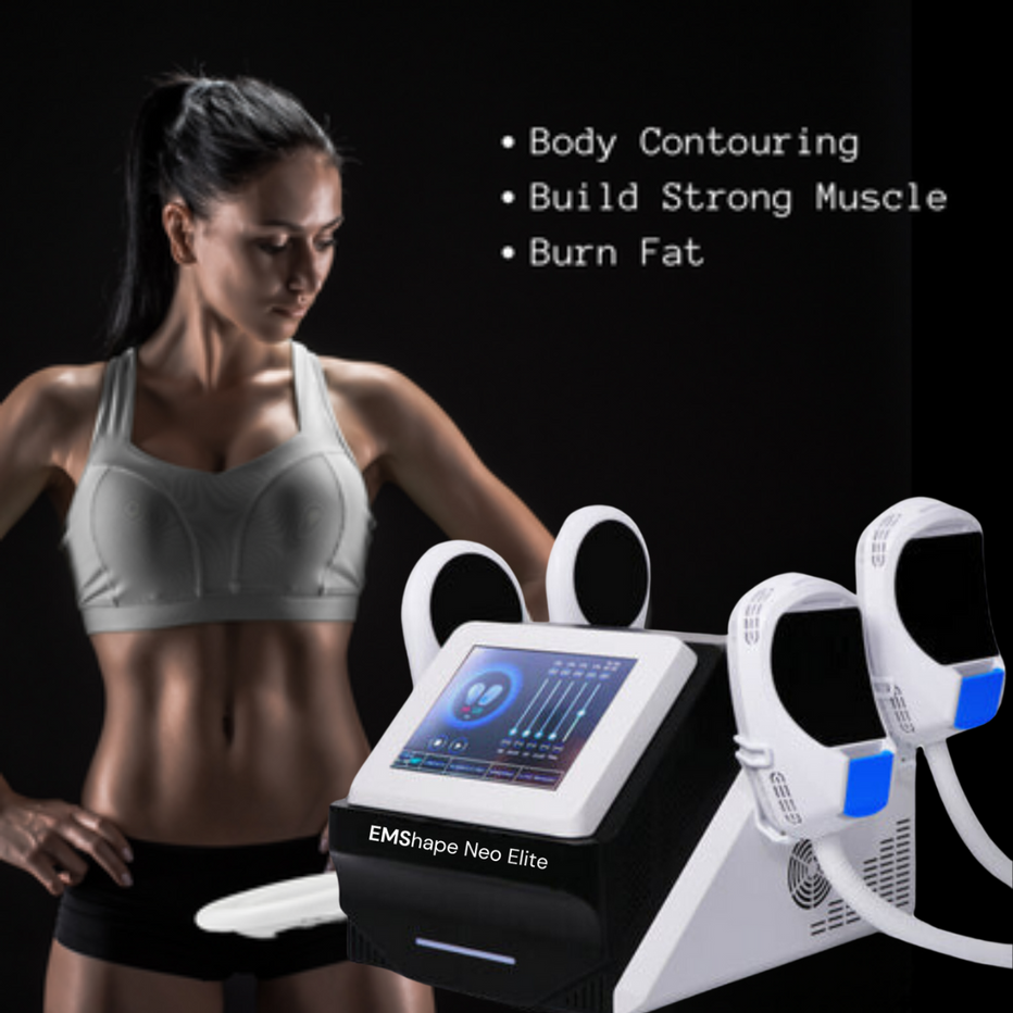 EMShape Neo Elite with Upgraded Higher Power | 4 Handles Body Sculpt ...