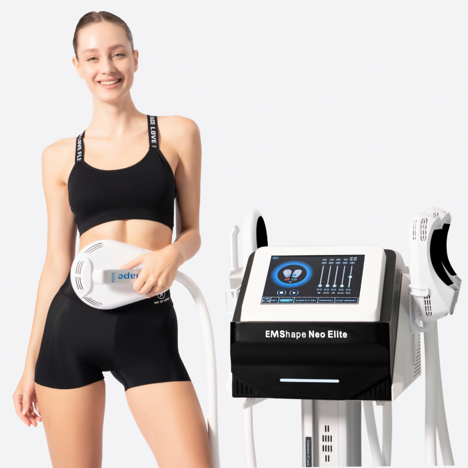 EMShape Neo Elite with Upgraded Higher Power | 4 Handles Body Sculpt ...
